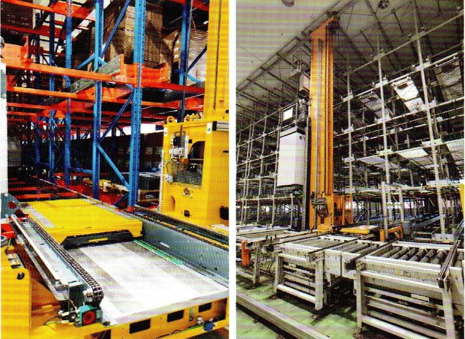 Multi-Deep Stacker Crane Stores Loads ≤2T On Racks ≤24m High